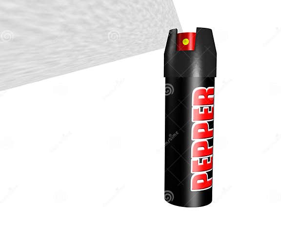 Pepper Spray stock illustration. Illustration of defend - 11305620