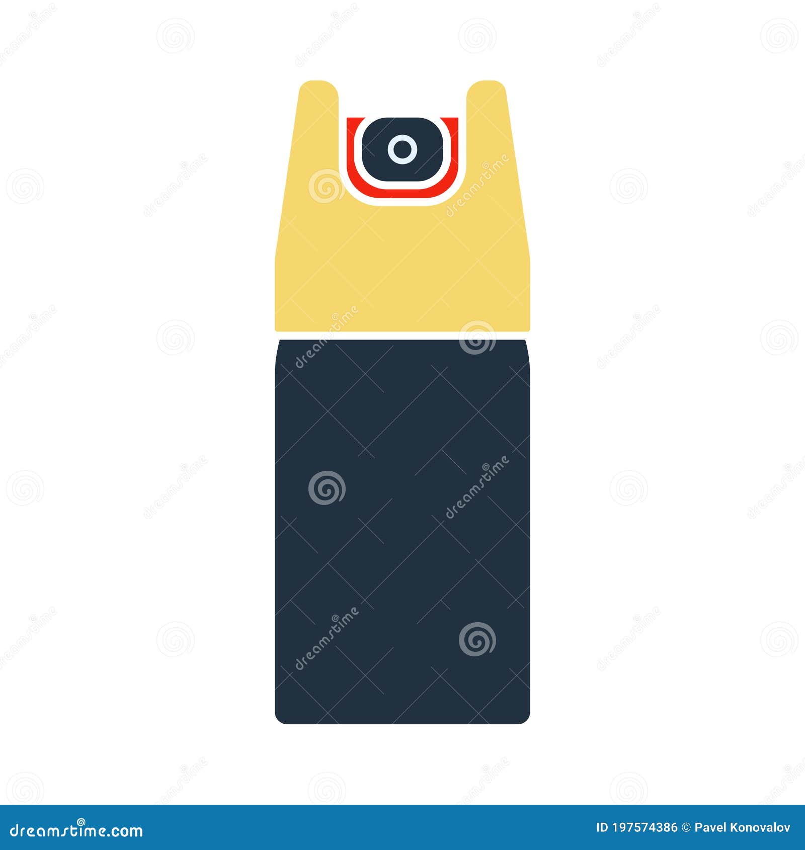 Pepper Spray Icon stock vector. Illustration of equipment - 197574386