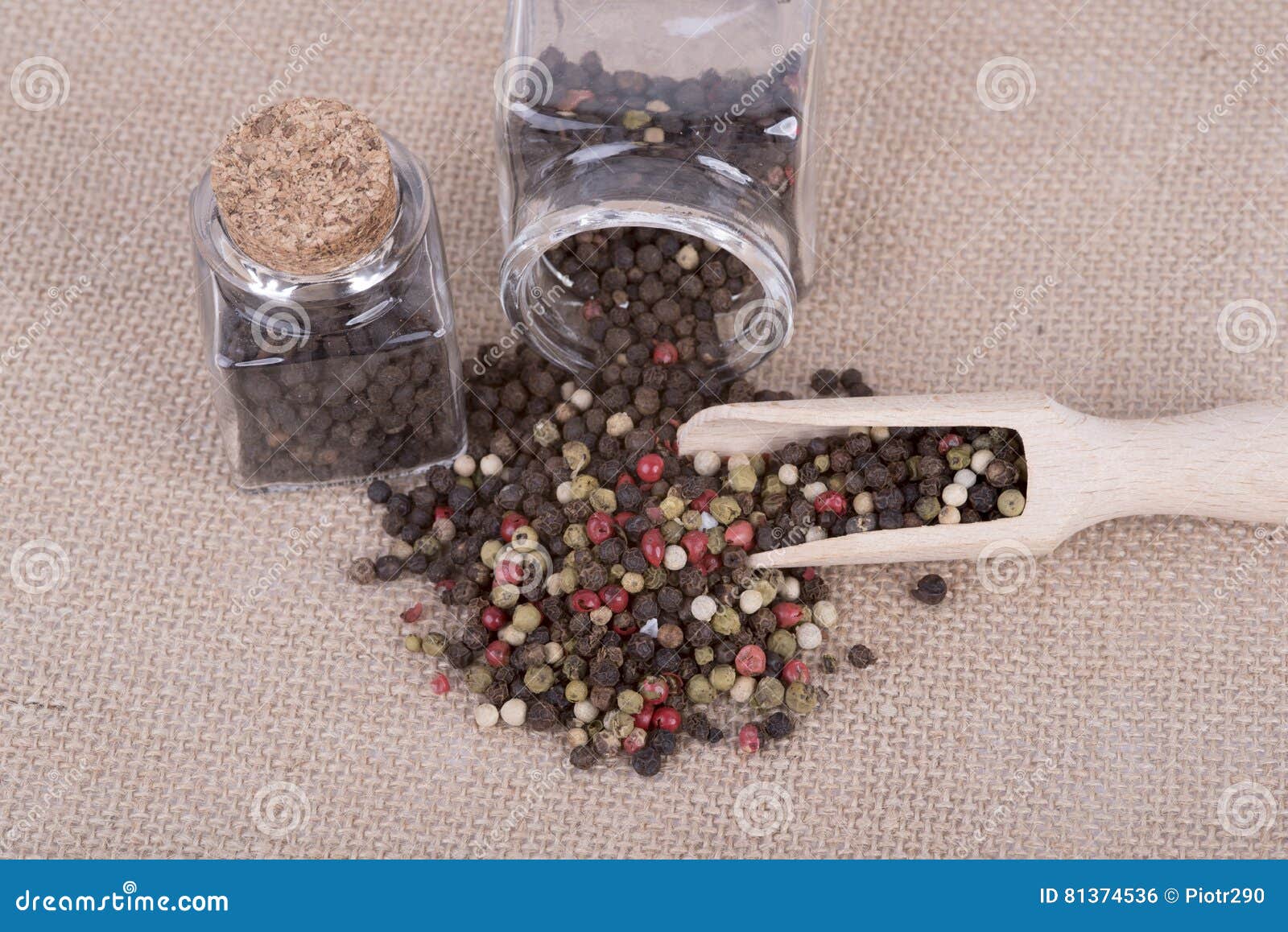Pepper Stored in the Container Stock Photo - Image of pepper ...