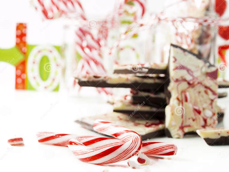 Peppermint Bark stock image. Image of white, food, colors - 26955009