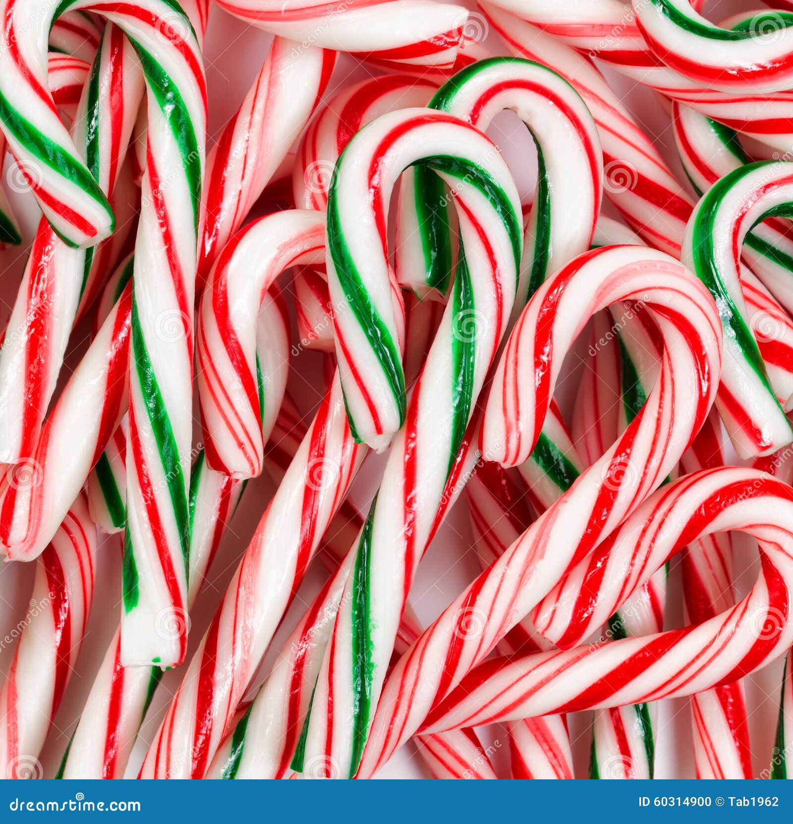 Peppermint Candy Canes In Filled Frame Format Stock Photography ...