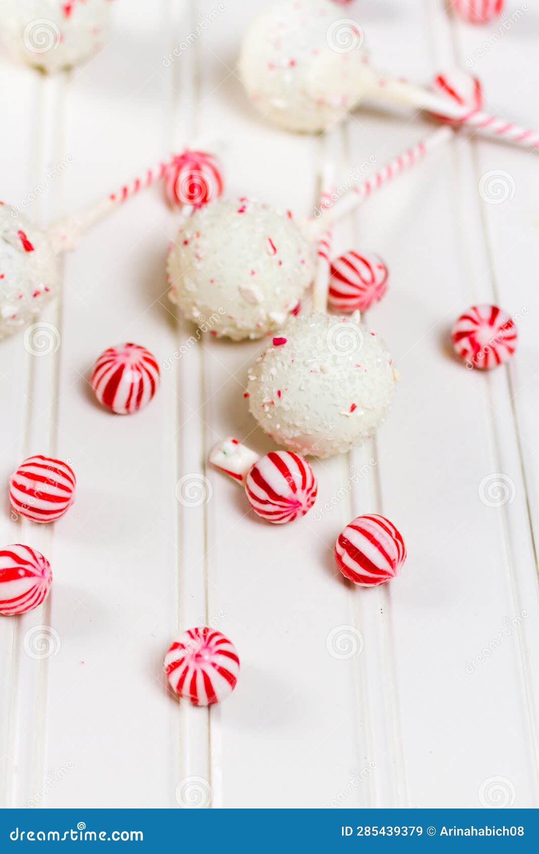 Peppermint Chocolate Cake Pops Stock Image - Image of gourmet ...