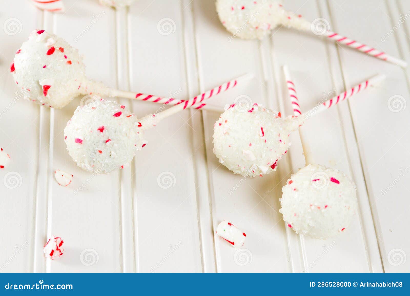 Peppermint Chocolate Cake Pops Stock Photo - Image of candies, gourmet ...