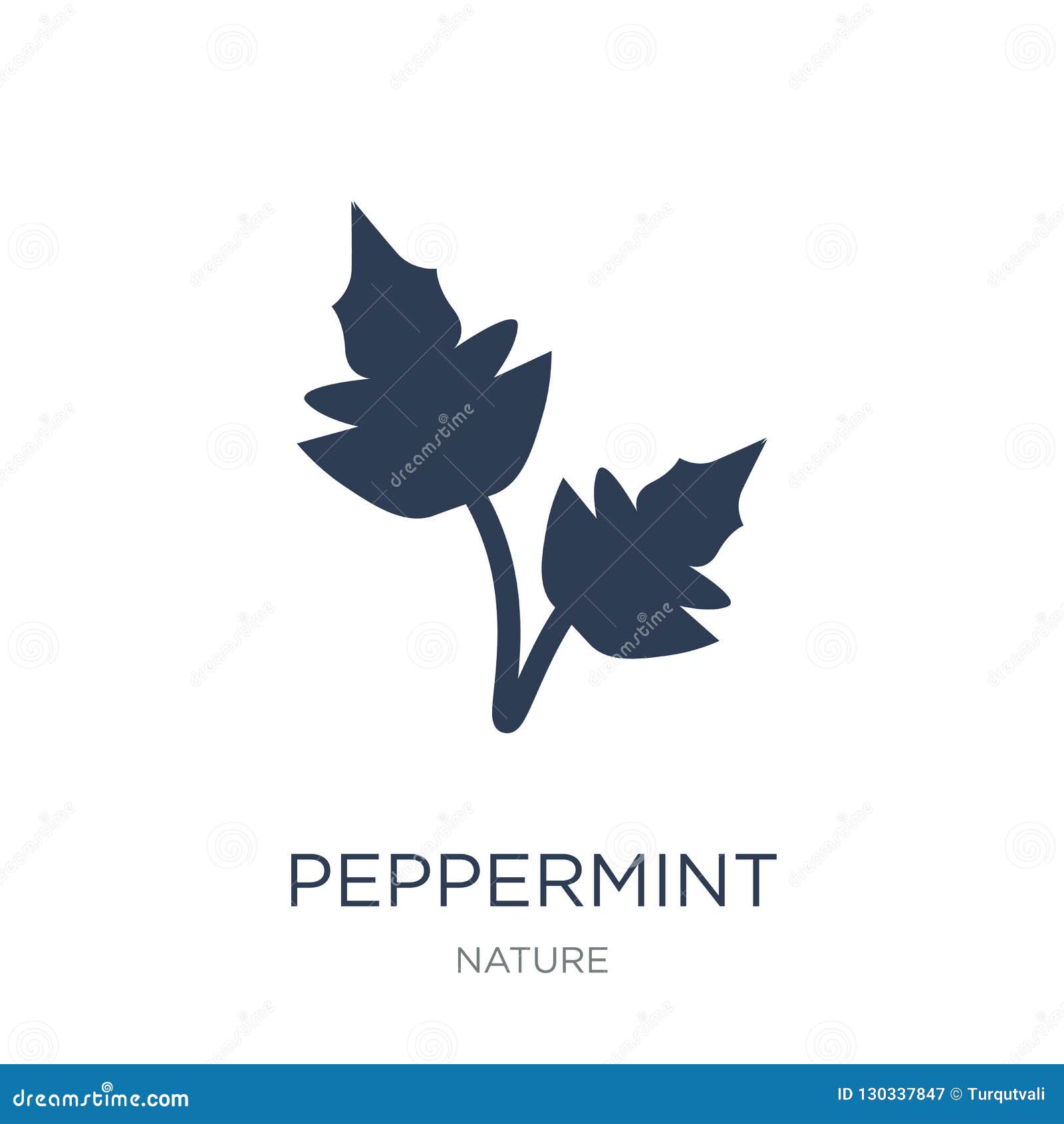 Peppermint Icon. Trendy Flat Vector Peppermint Icon on White Background ...