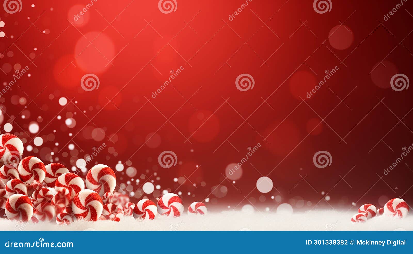 Peppermint Inspired Background in Fun Whimsical Design. Stock ...