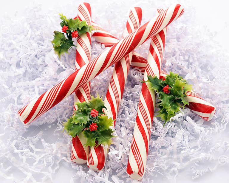Peppermint Logs stock photo. Image of holiday, holly - 16847710