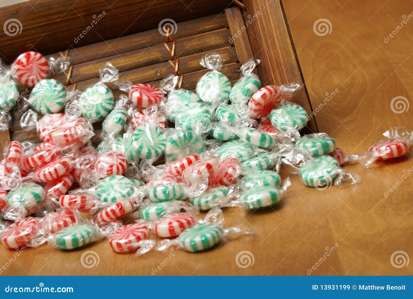Peppermint Swirl Candy Picture. Image: 13931199