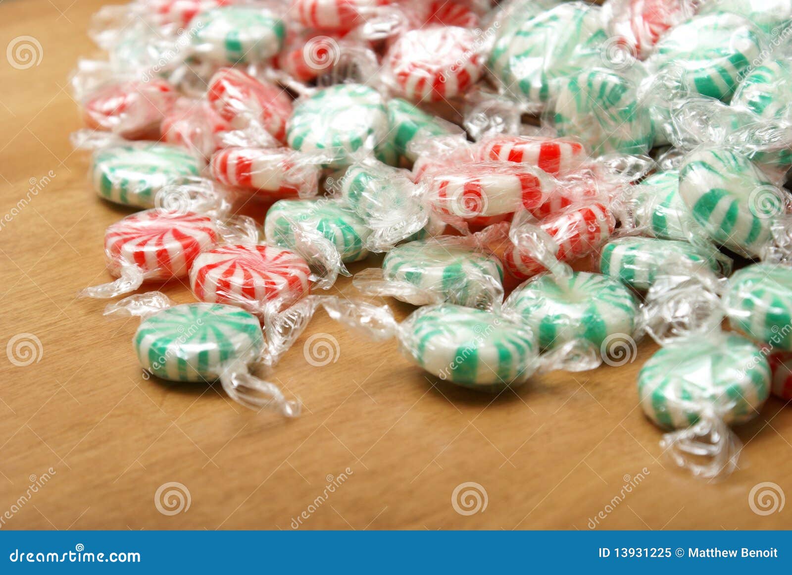Peppermint Swirl Candy stock image. Image of snack, dessert - 13931225
