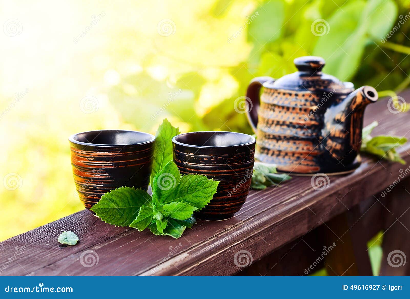 Peppermint tea stock image. Image of healthy, summer - 49616927