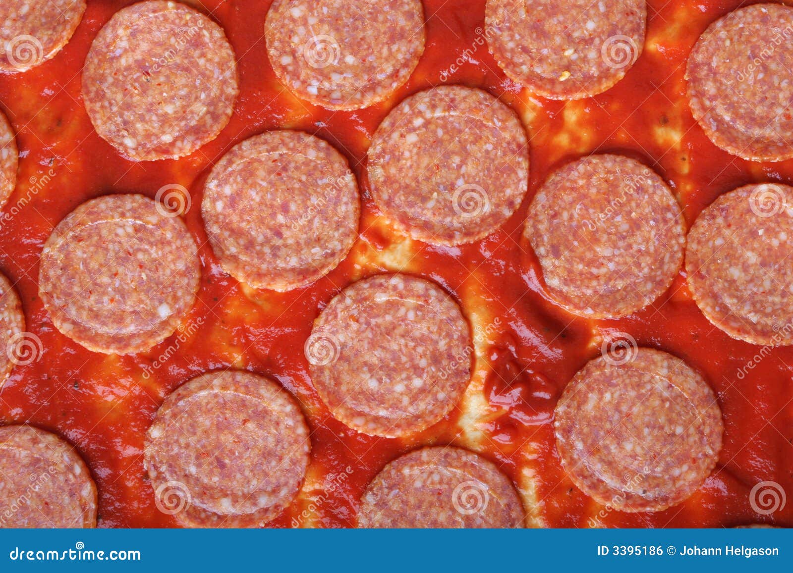 Pepperoni background, stock photo. Image of background - 3395186