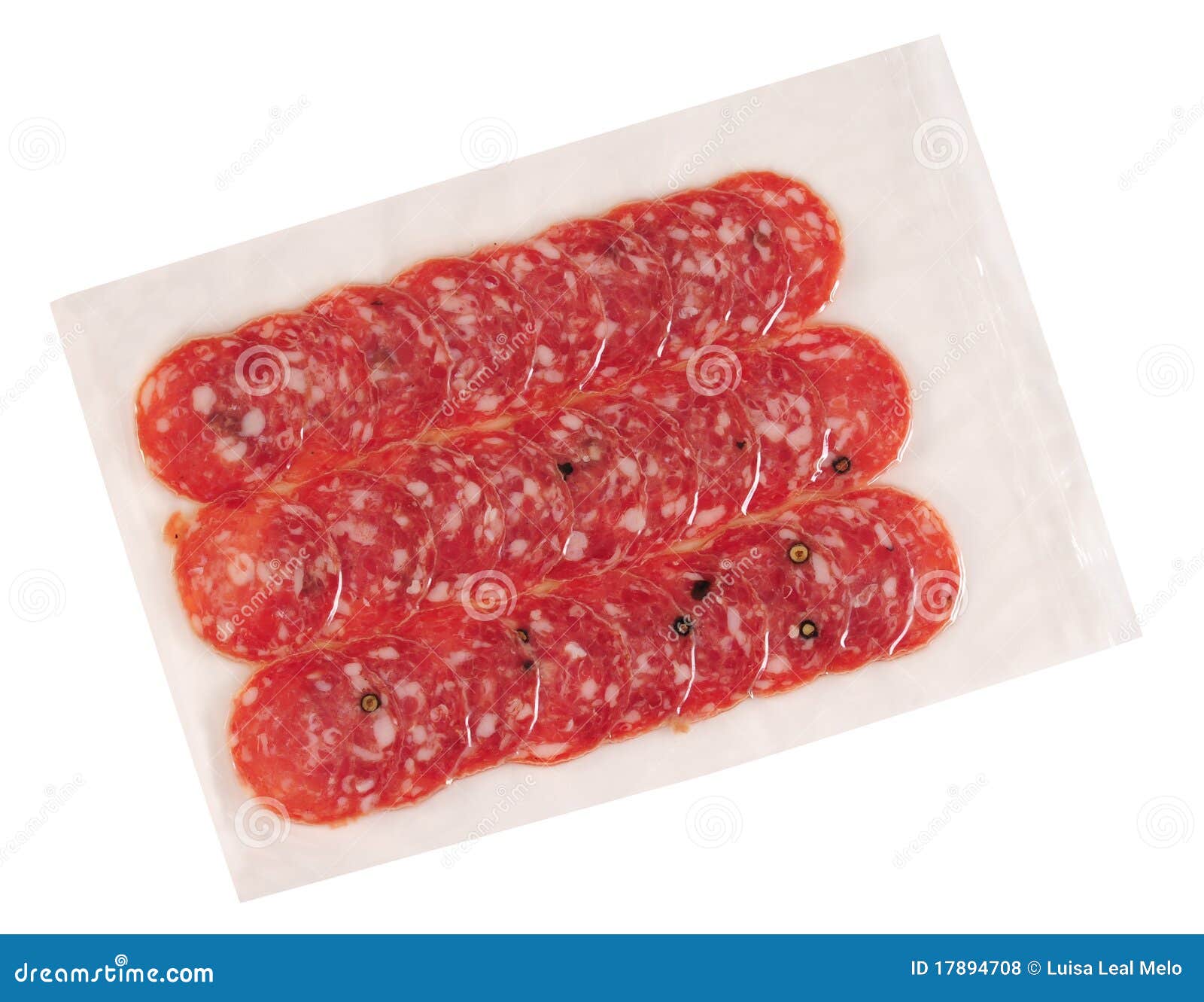 Pepperoni. Isolated stock photo. Image of closeup, package - 17894708