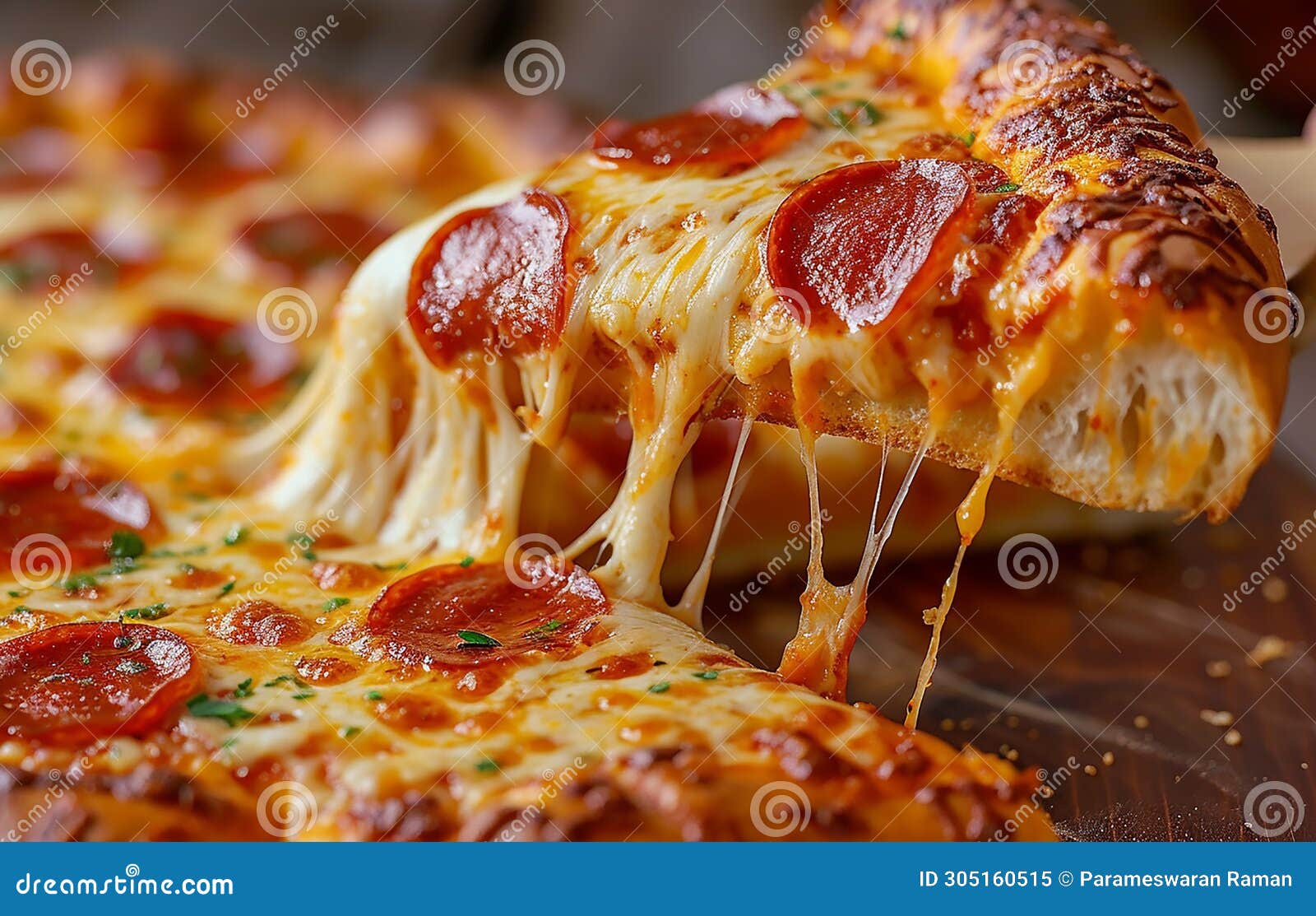 Cheesy Pepperoni Pizza Slice Royalty-Free Stock Image | CartoonDealer ...