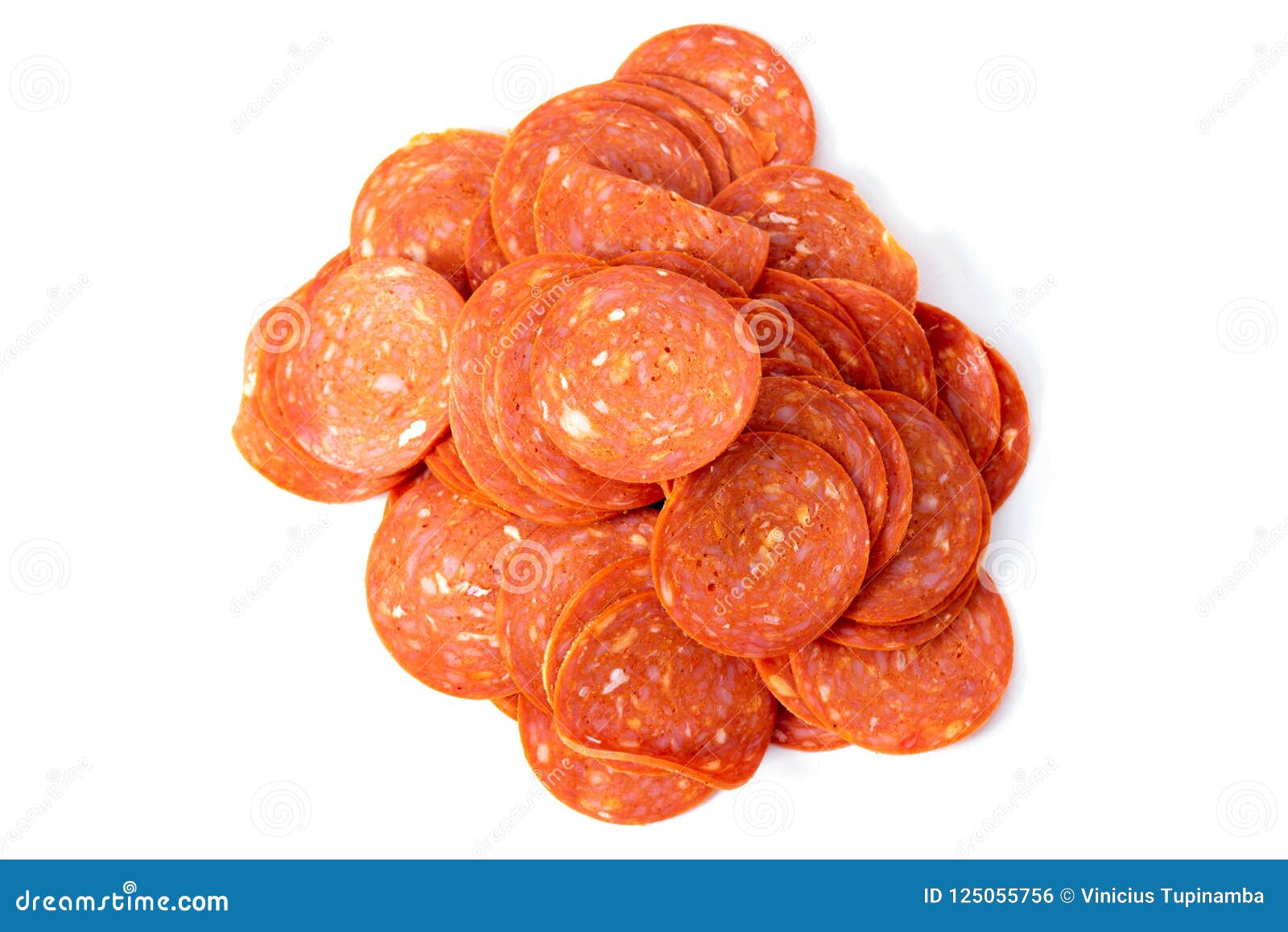 Pepperoni stock photo. Image of delicious, crust, pizza - 125055756