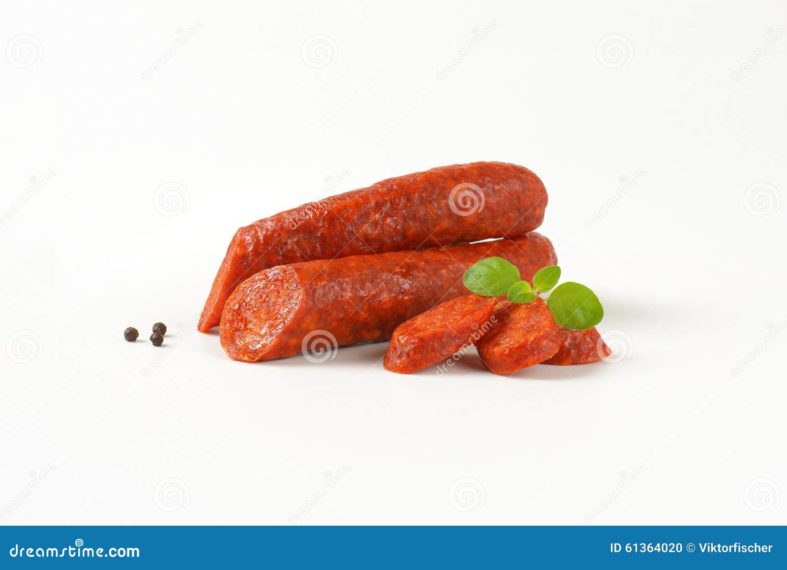 Pepperoni sausages stock photo. Image of group, shot - 61364020