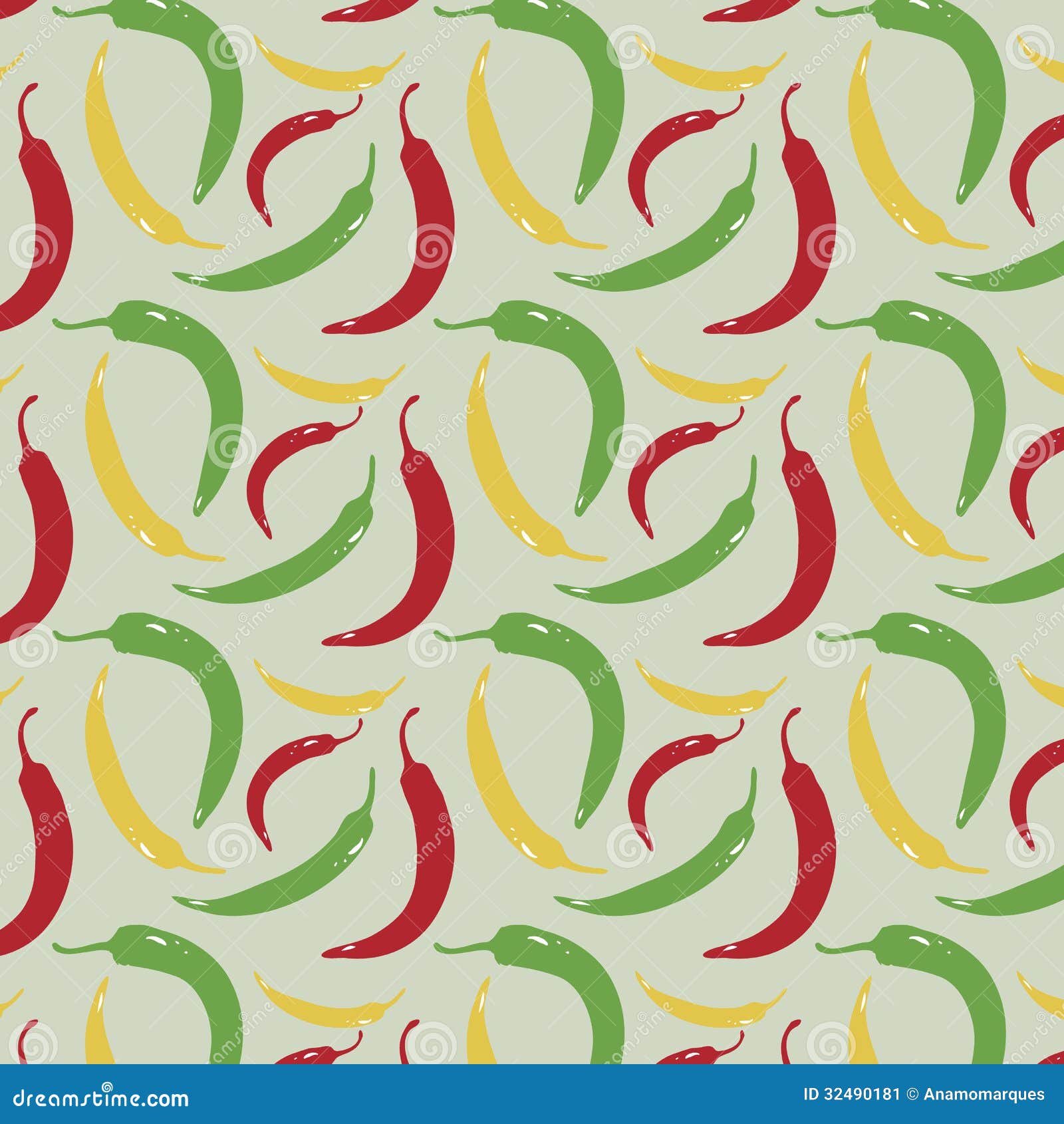 Peppers pattern stock vector. Illustration of graphic - 32490181