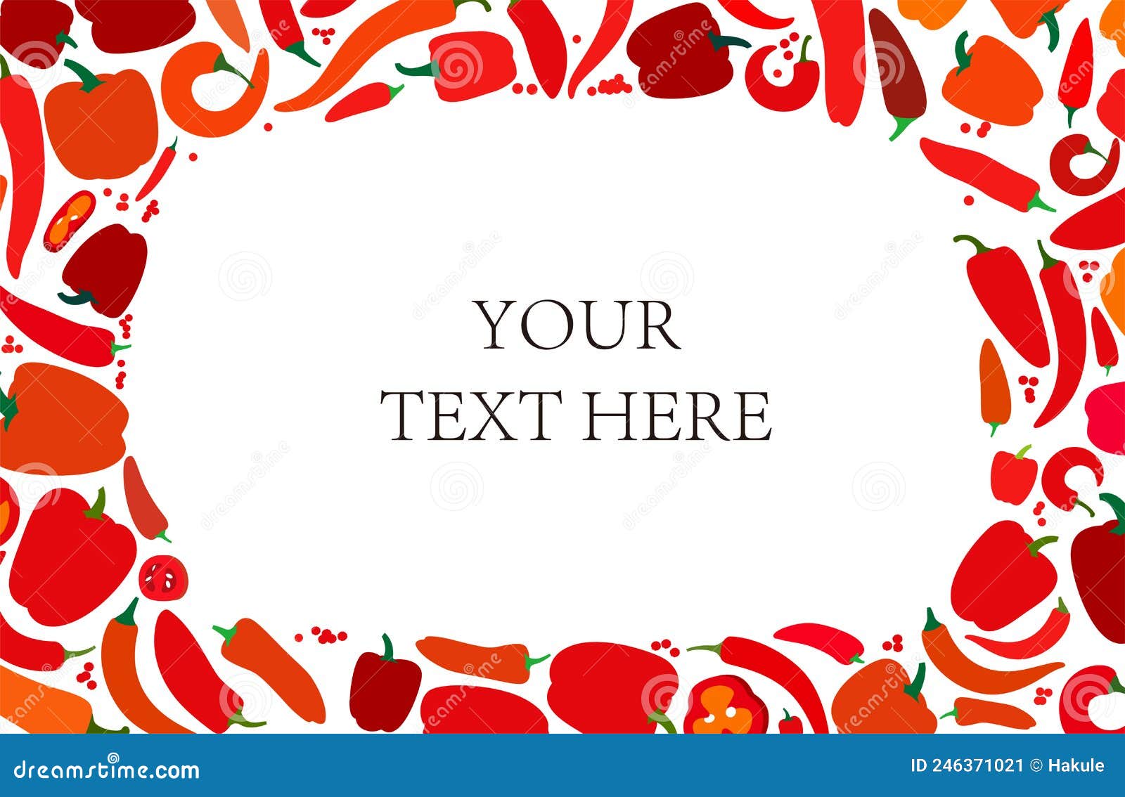 Peppers Pattern, Vector Illustration Stock Vector - Illustration of ...