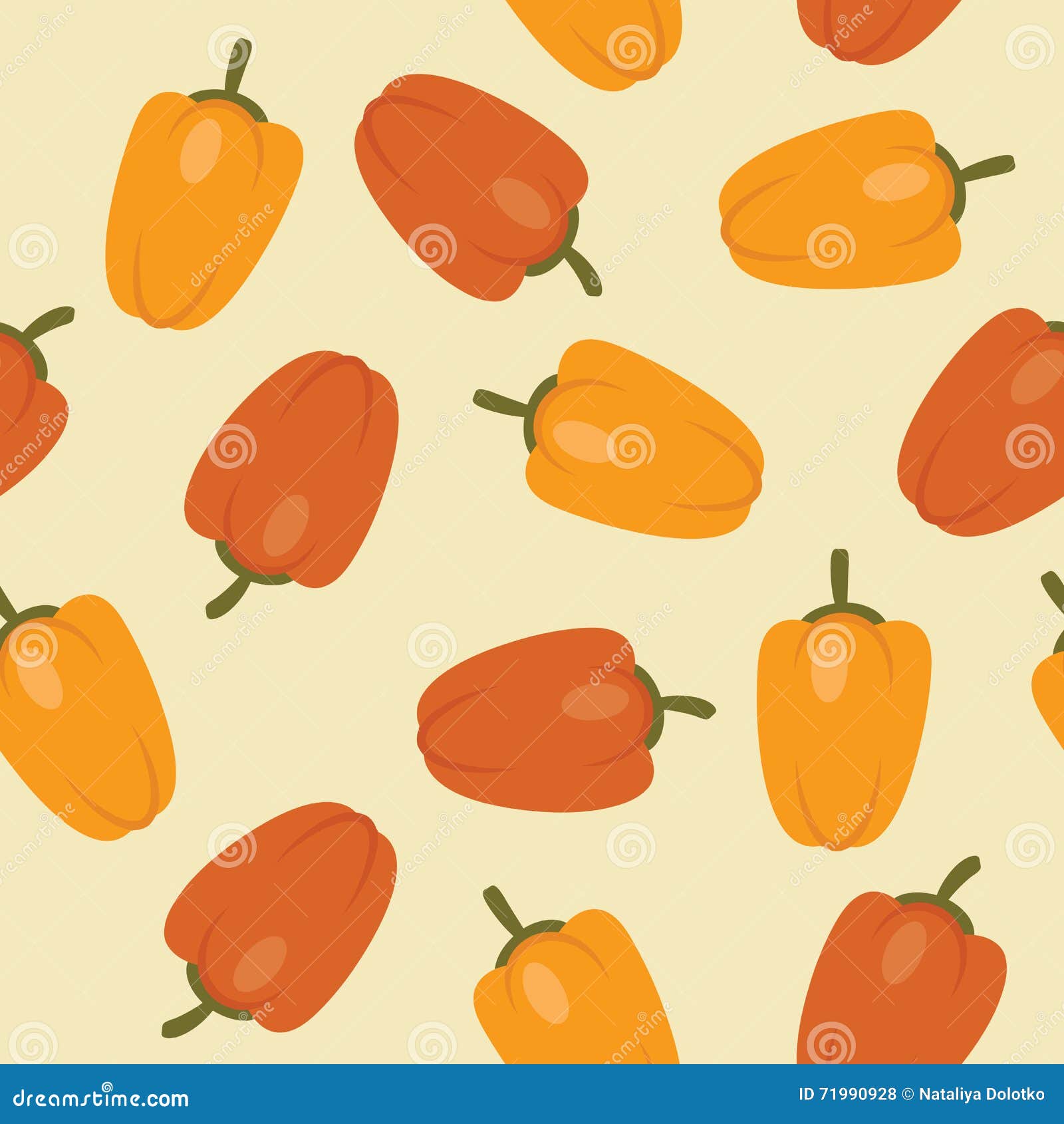 Peppers seamless pattern stock vector. Illustration of leaf - 71990928