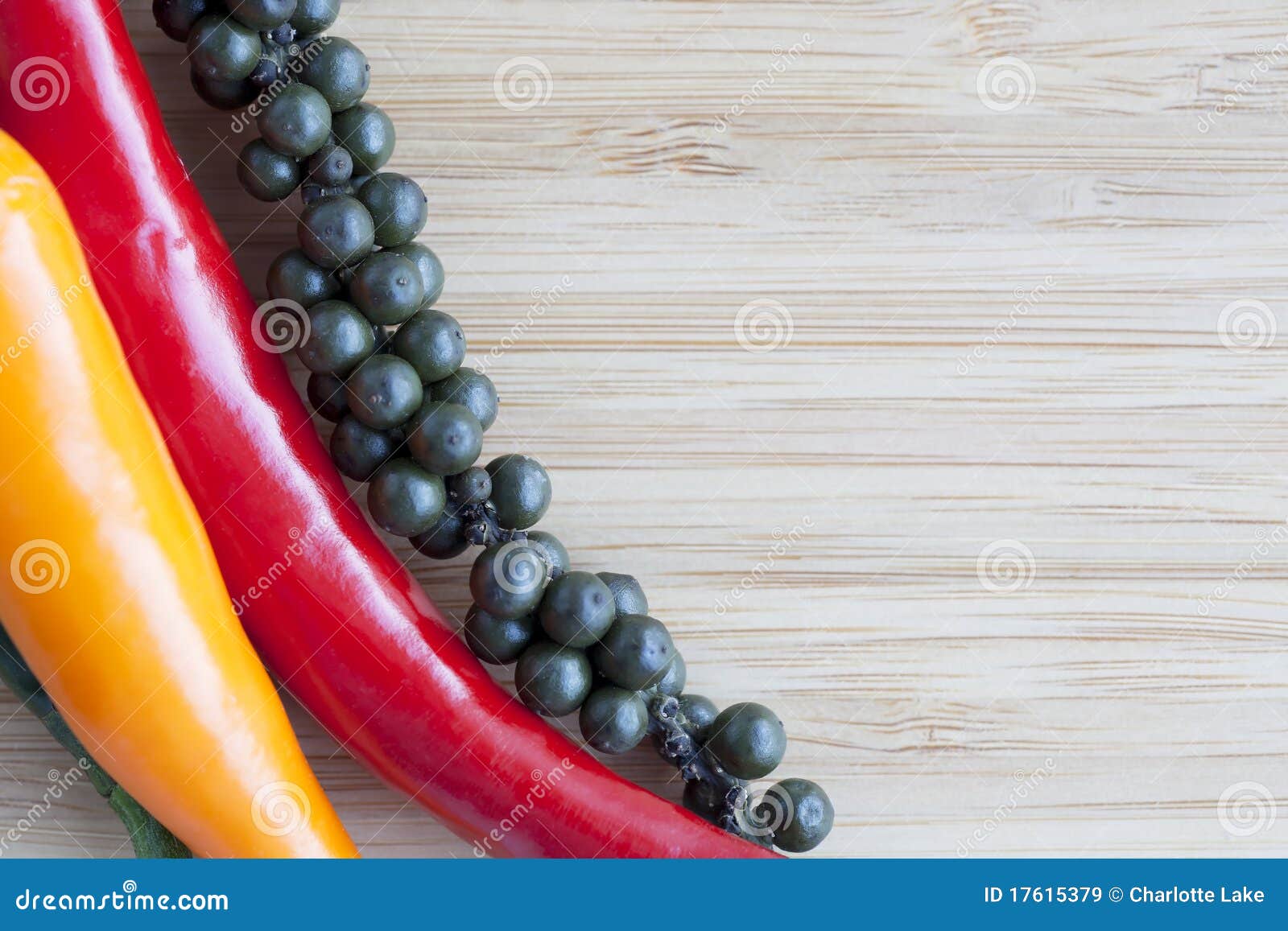 Peppers on the Table stock image. Image of vegetable - 17615379