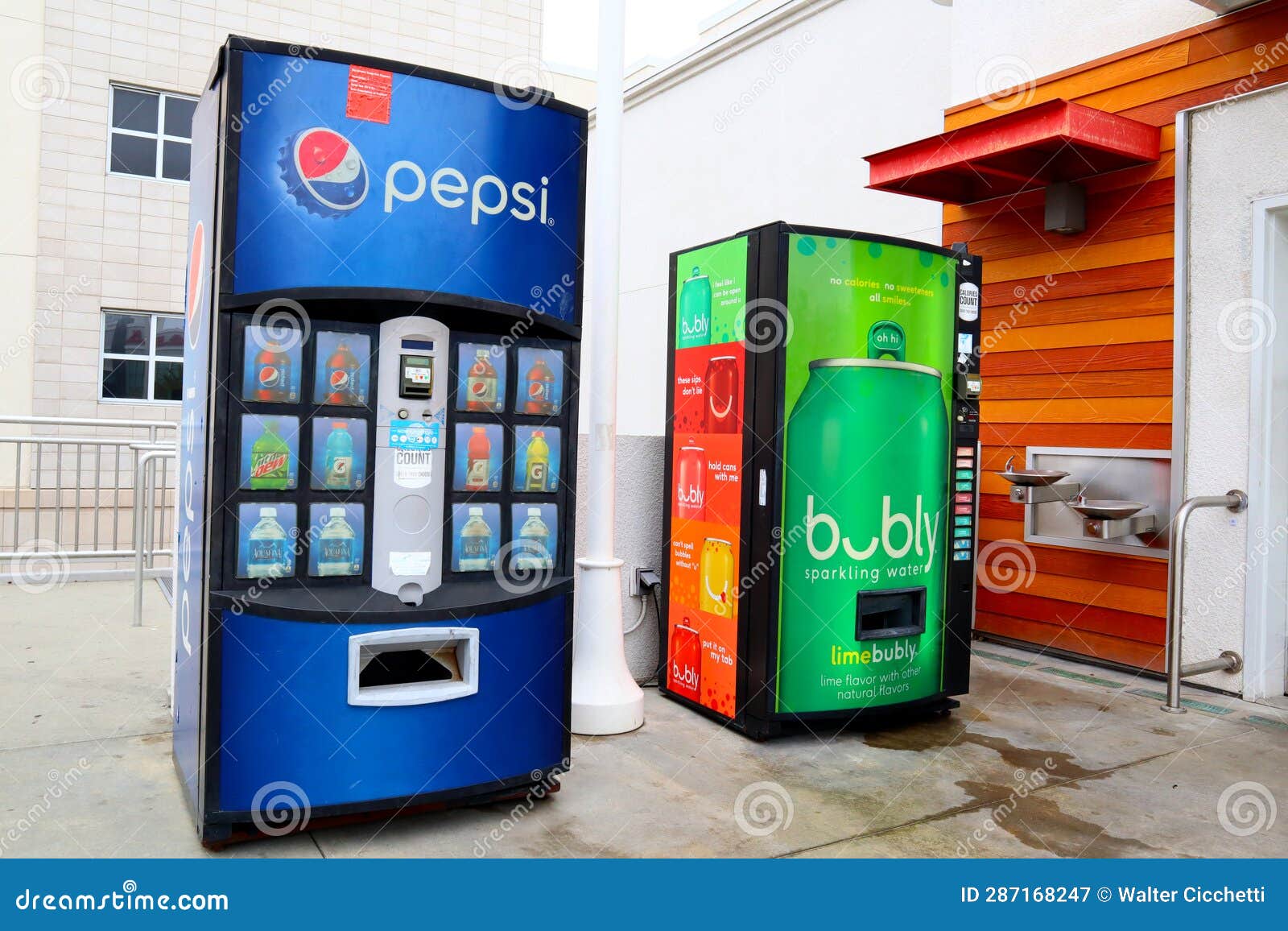Aquafina Purified Water Vending Machine Editorial Image | CartoonDealer ...