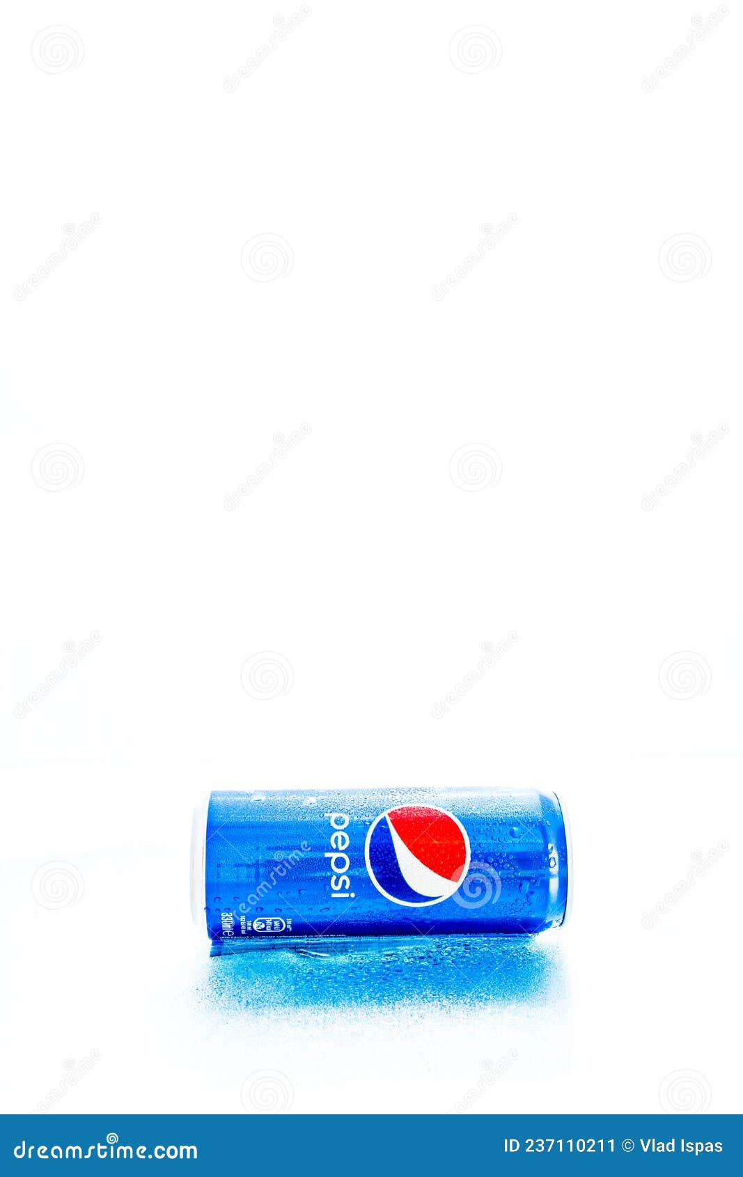 Pepsi Can with Water Droplets in Bucharest, Romania, 2021 Editorial ...