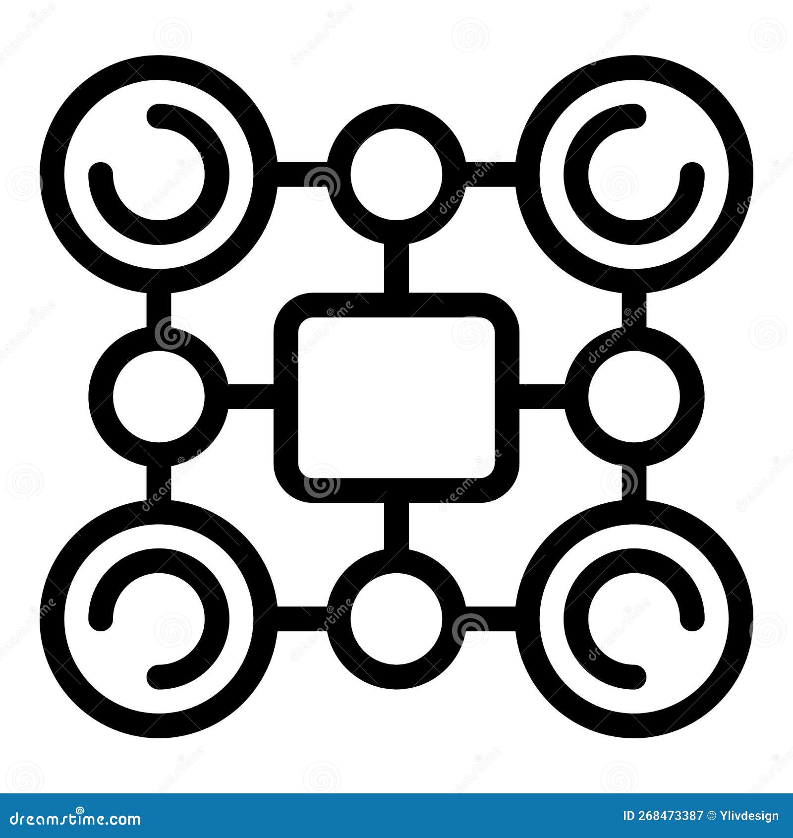Peptide Formula Icon Outline Vector. Amino Protein Stock Vector ...