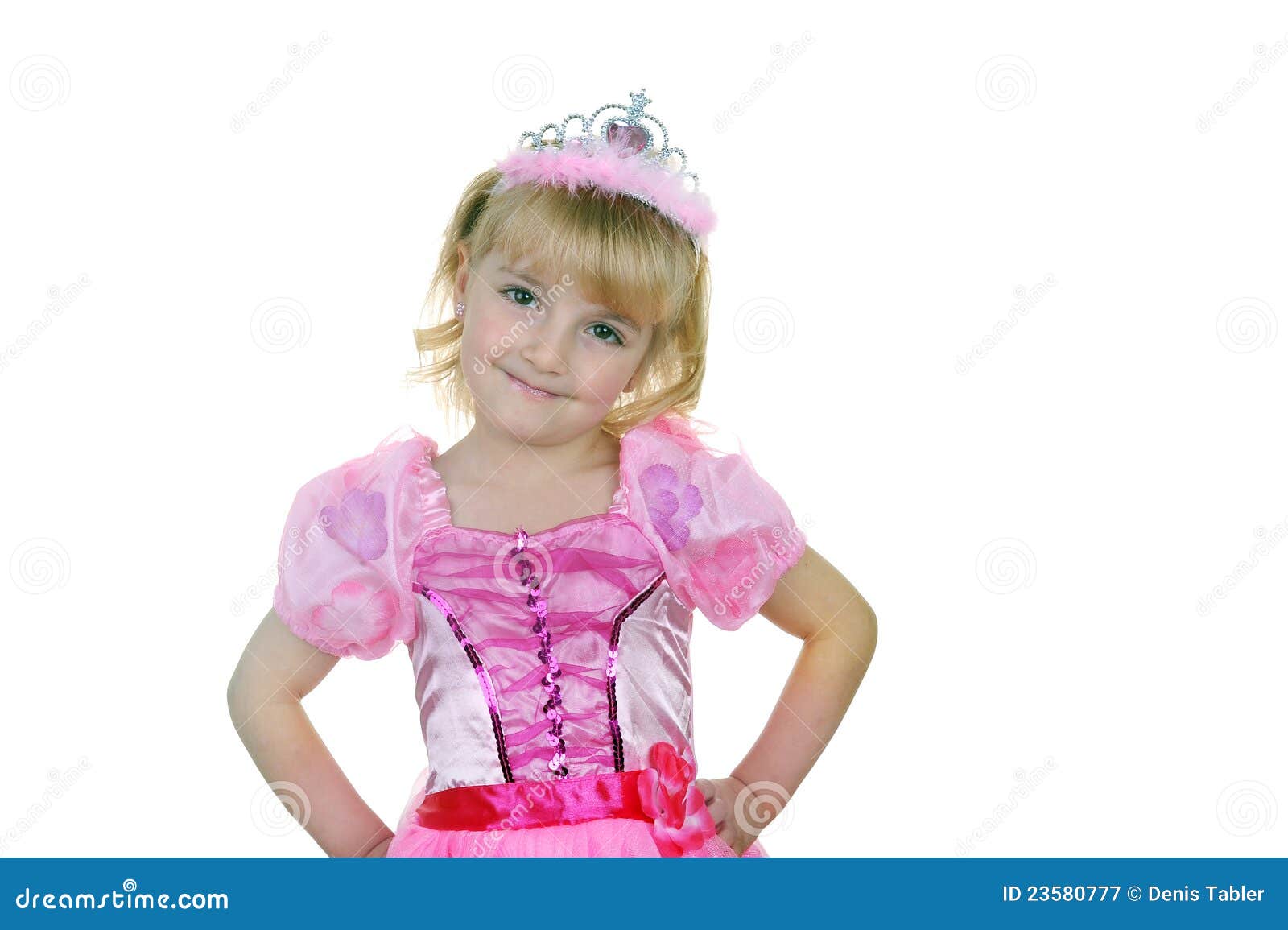 Pequeña Princesa En Color De Rosa Imagen de archivo - Imagen de sonrisa ...