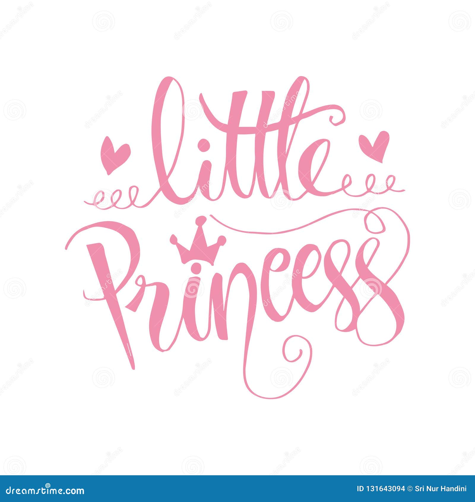 Pequeñas Letras De La Princesa Stock de ilustración - Ilustración de ...