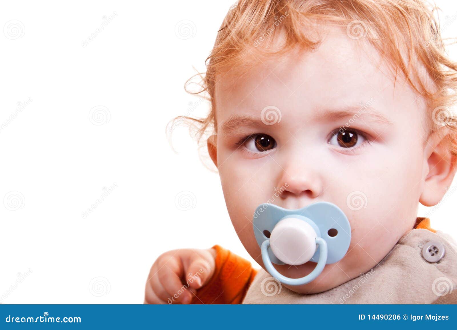 Pequeño bebé rubio foto de archivo. Imagen de pelo, accesorios - 14490206