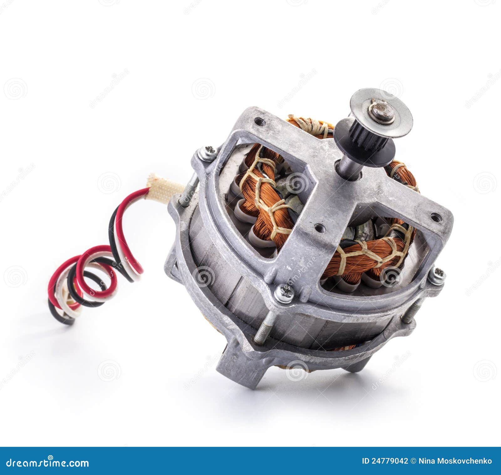 Pequeño motor eléctrico foto de archivo. Imagen de motor - 24779042