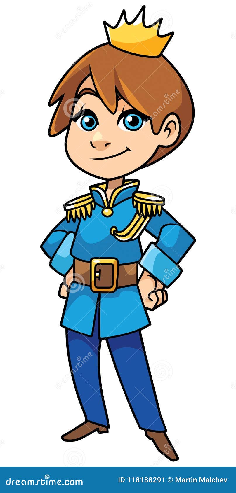 Pequeño príncipe en blanco ilustración del vector. Ilustración de icono ...
