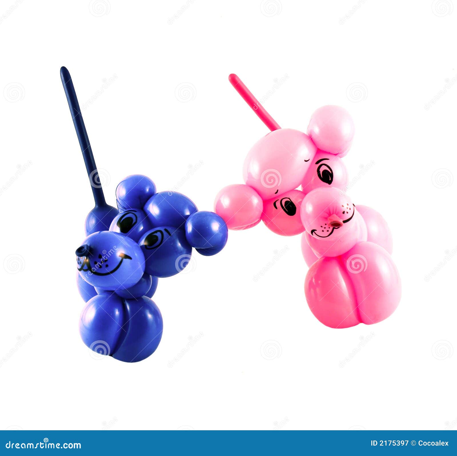 Pequeños Perros Hechos De Los Globos Imagen de archivo - Imagen de ...