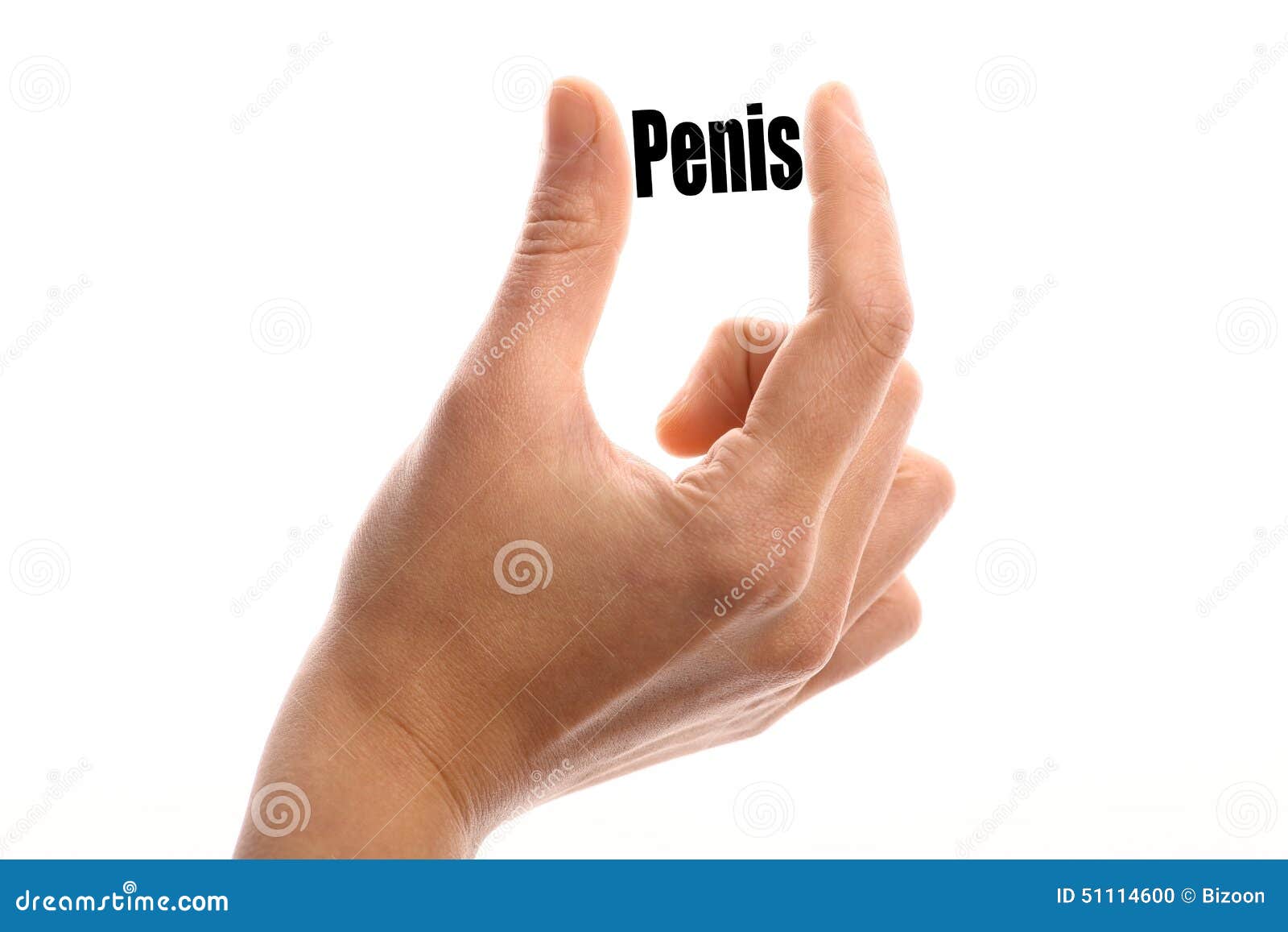 Pequeño Pene Foto De Archivo Imagen De Revise Medida 51114600