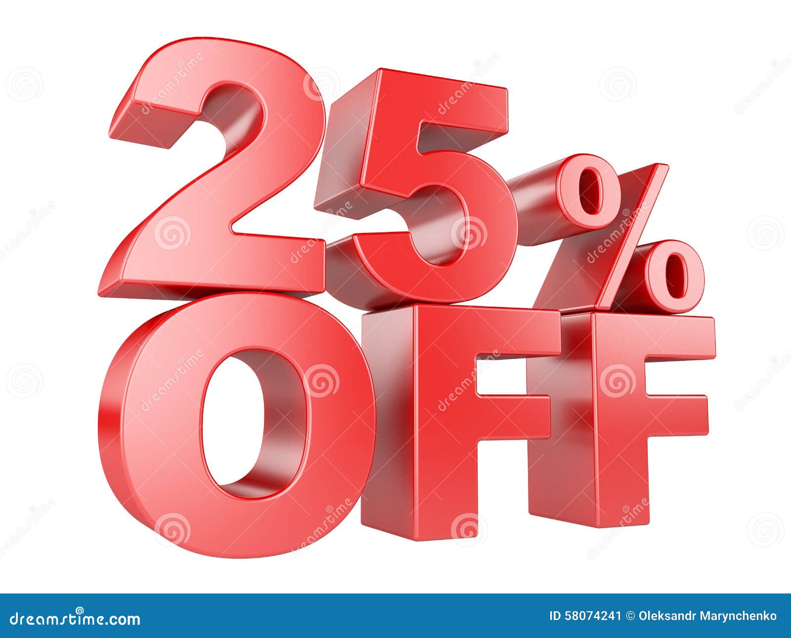 25 Per Cento Fuori Dall'icona 3d Illustrazione di Stock - Illustrazione ...