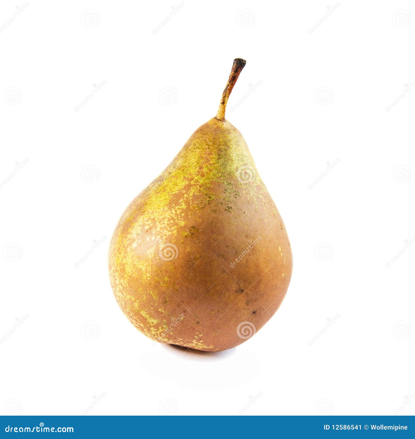 Pera Aislada En Un Fondo Blanco Imagen de archivo - Imagen de blanco ...