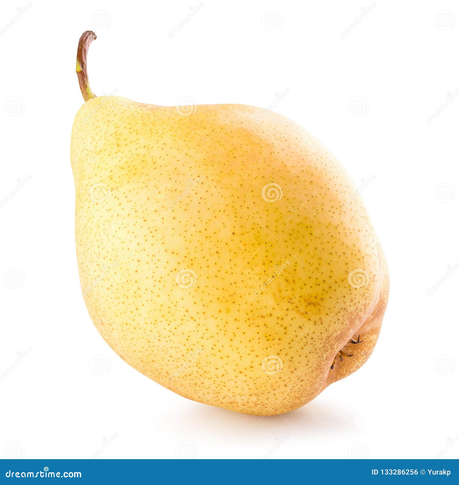 Pera Aislada En Un Fondo Blanco Foto de archivo - Imagen de ...