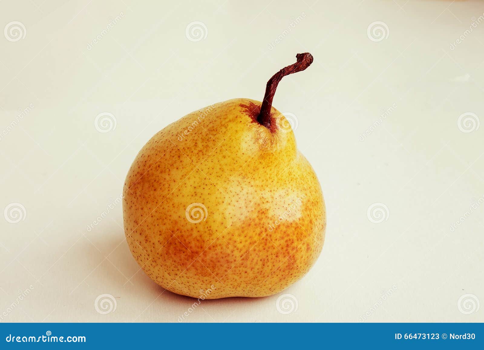 Pera del color amarillo imagen de archivo. Imagen de fruta - 66473123