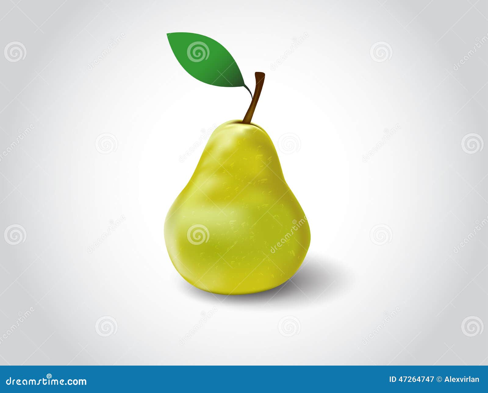 Pera del vector ilustración del vector. Ilustración de delicioso - 47264747