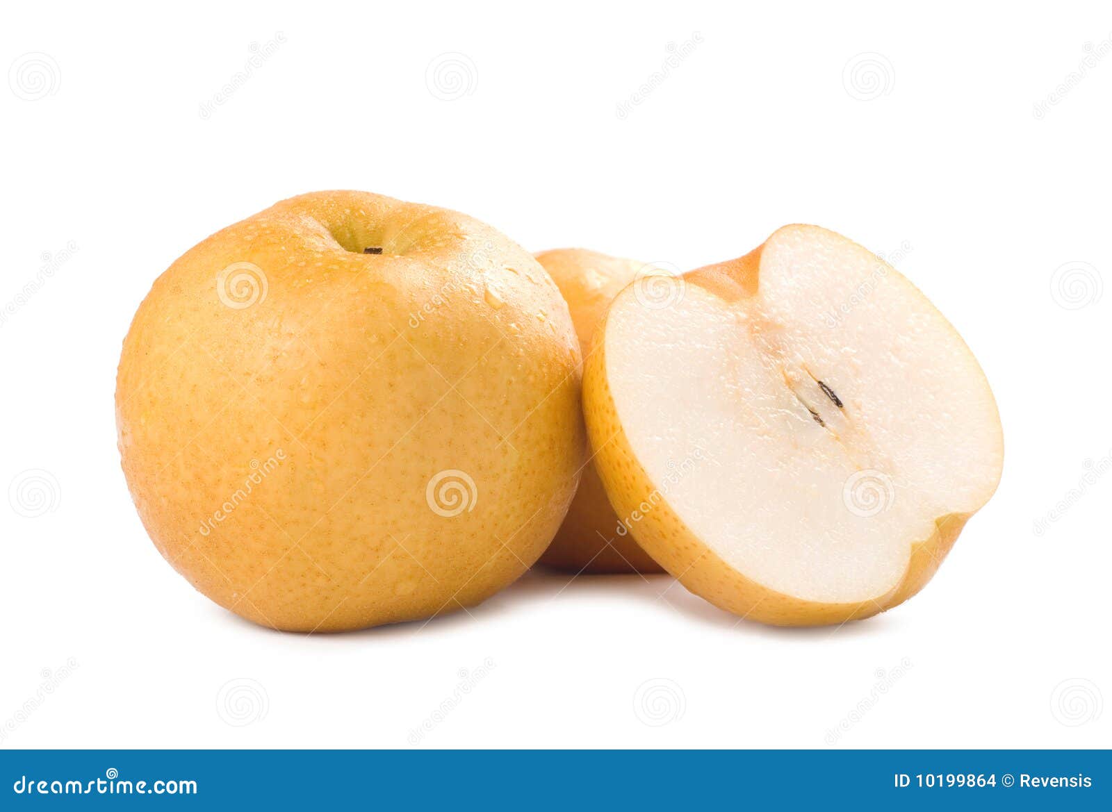 Pera japonesa isolada foto de stock. Imagem de maduro - 10199864