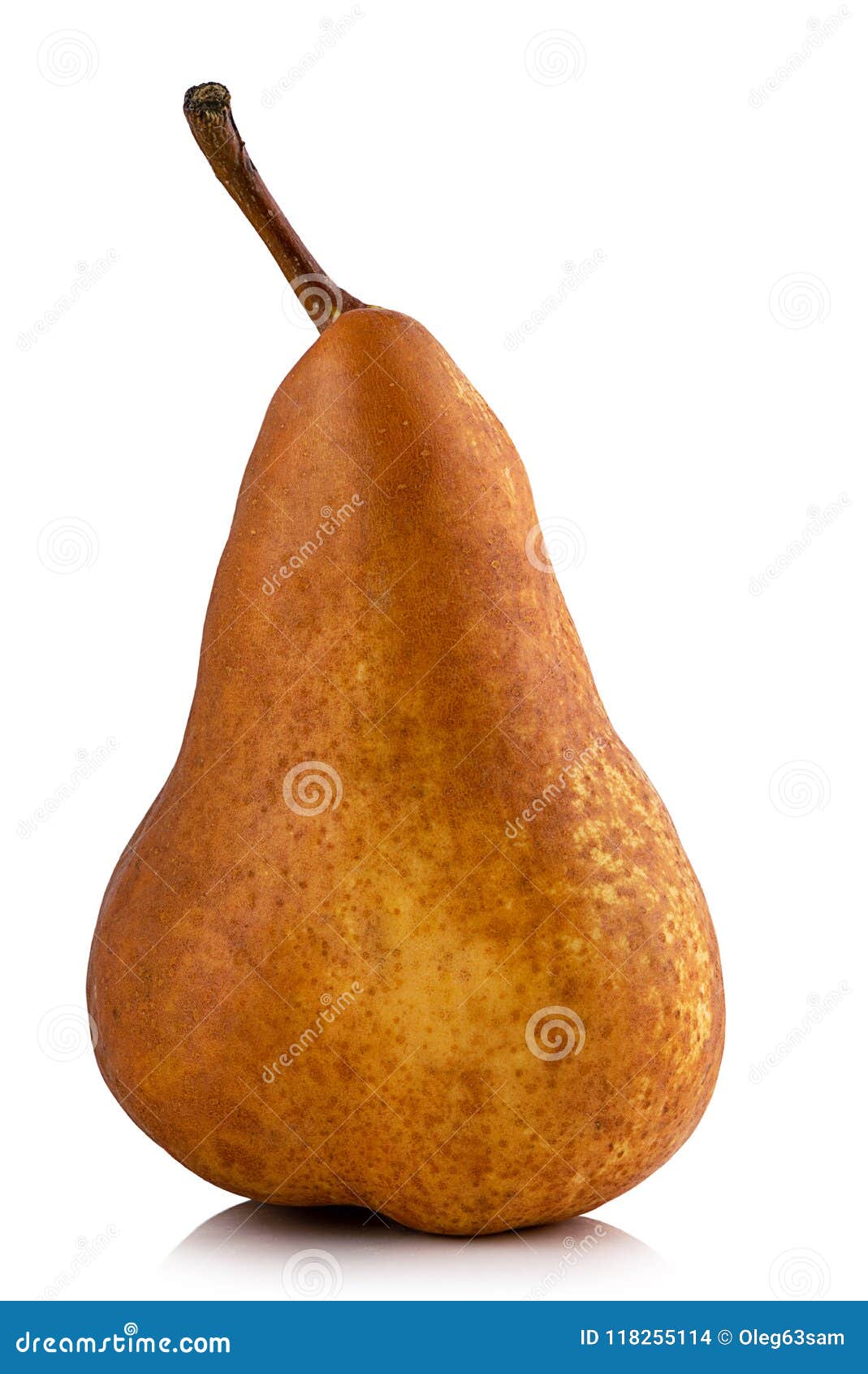 Pera marrom madura foto de stock. Imagem de branco, ninguém - 118255114