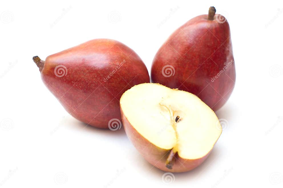 Pera roja imagen de archivo. Imagen de fresco, color - 12545137