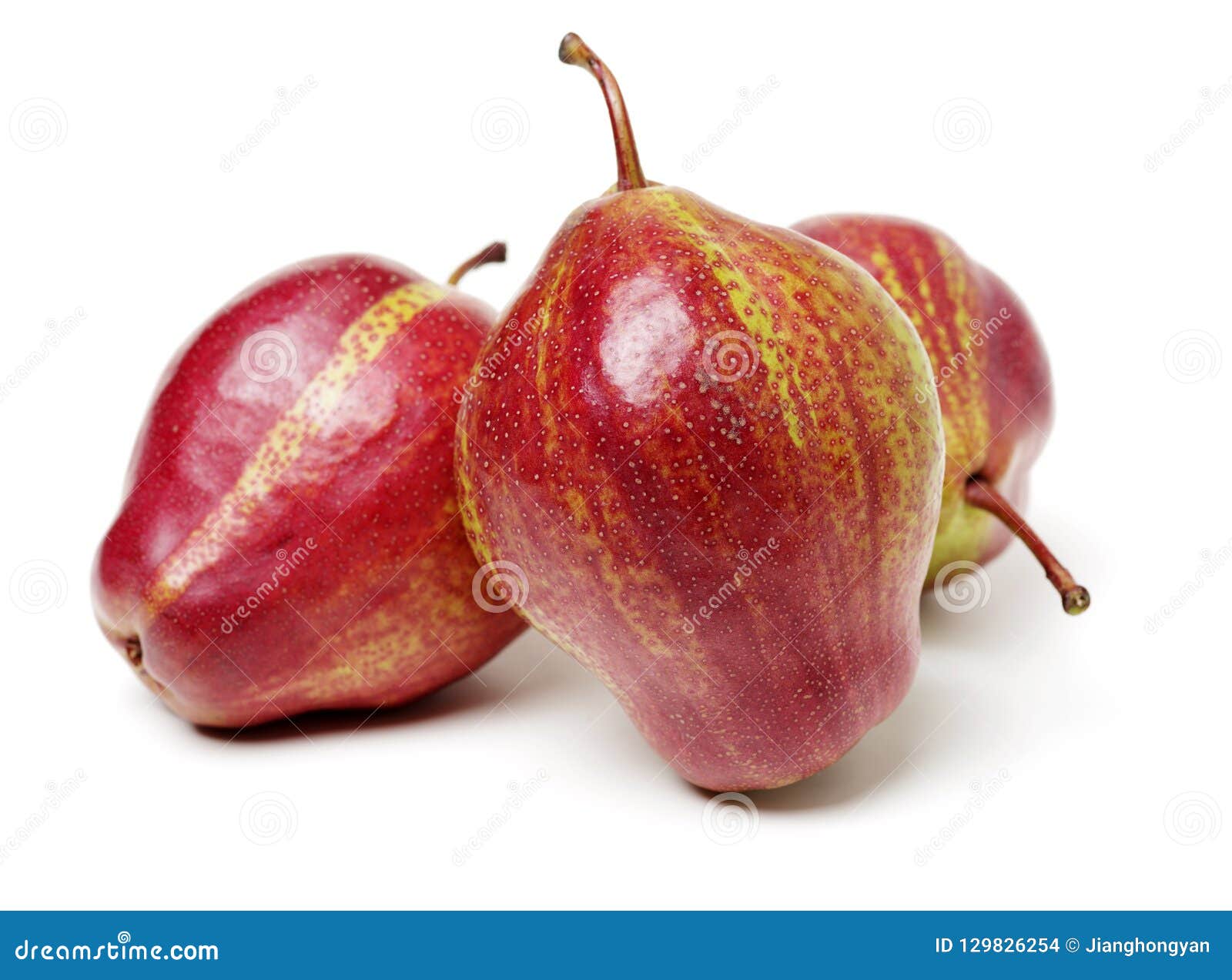 Pera roja foto de archivo. Imagen de brillante, pera - 129826254