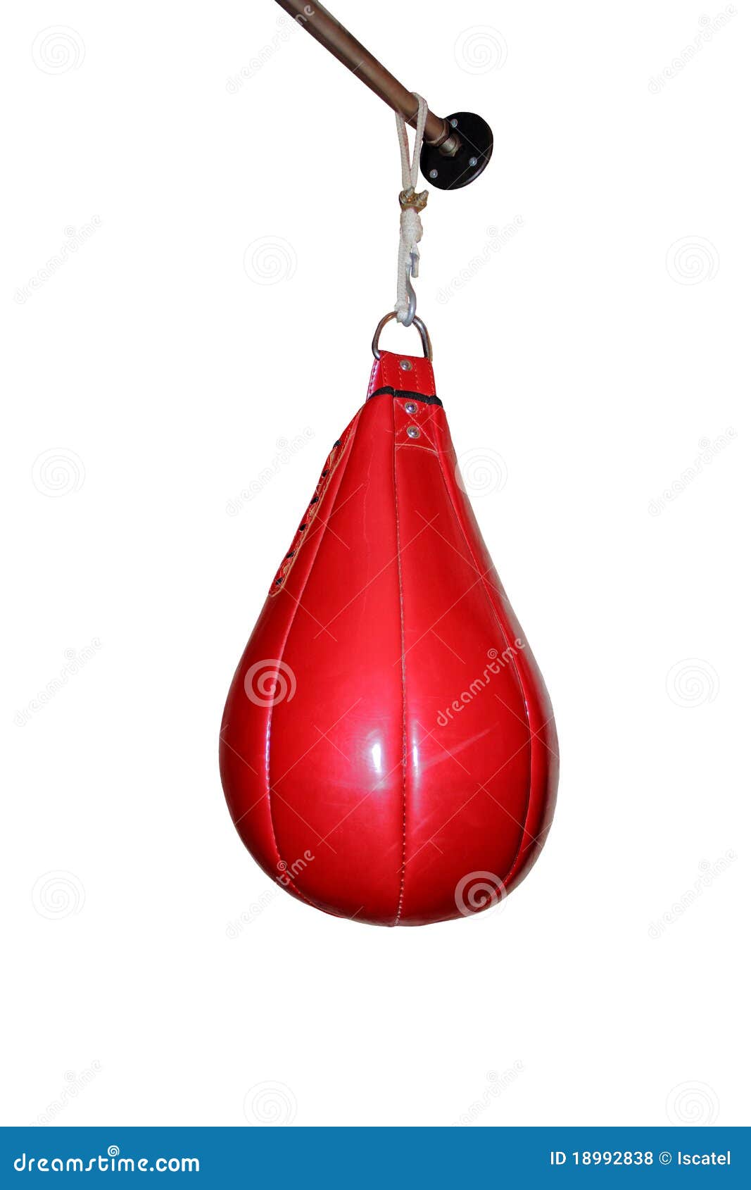 Pera roja del boxeo foto de archivo. Imagen de sano, ocio - 18992838