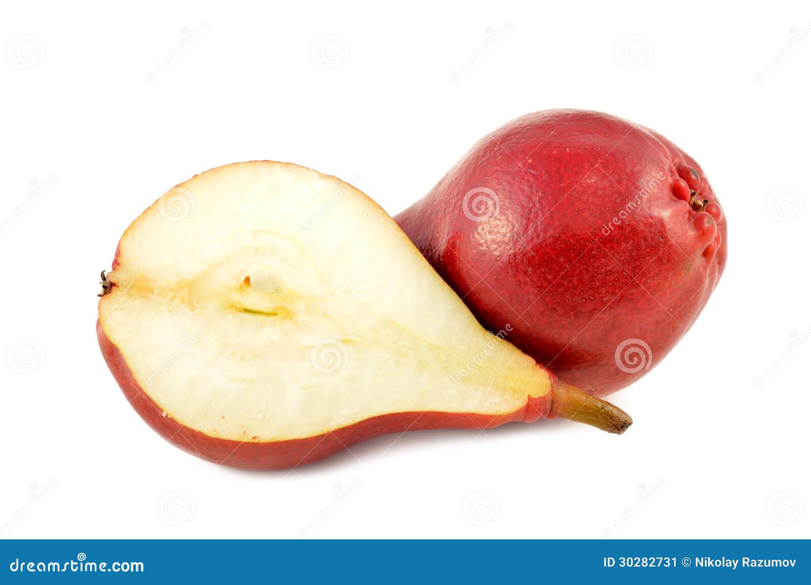 Pera roja imagen de archivo. Imagen de alimento, maduro - 30282731