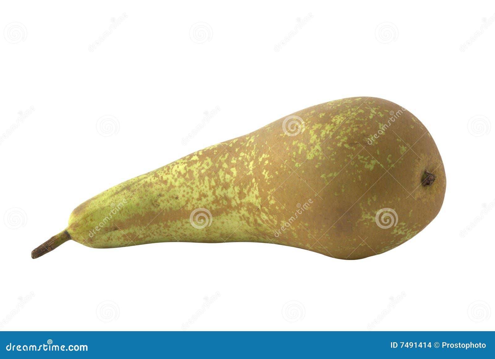 Pera verde foto de stock. Imagem de marrom, haste, amarelo - 7491414