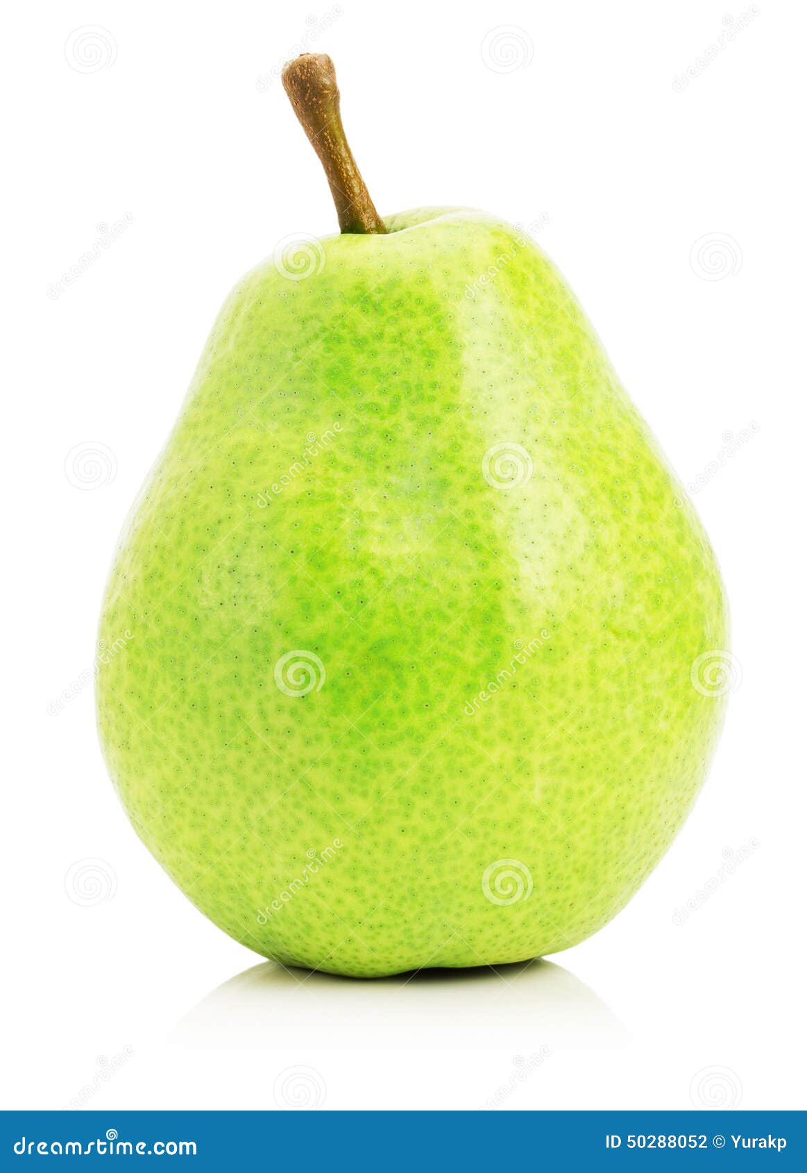Pera Verde Aislada En El Fondo Blanco Foto de archivo - Imagen de pera ...