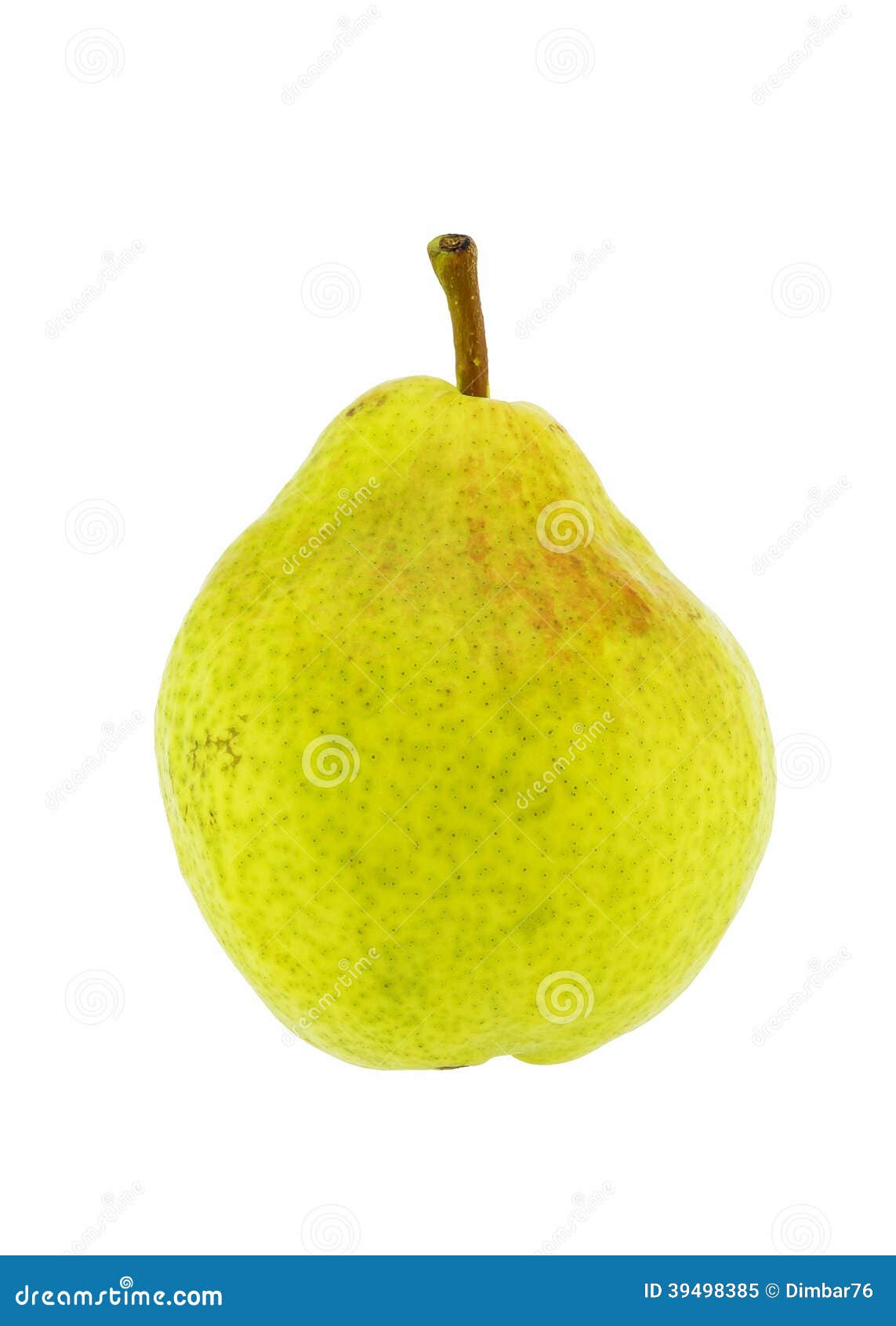Pera Verde En Un Fondo Aislado Imagen de archivo - Imagen de medio ...
