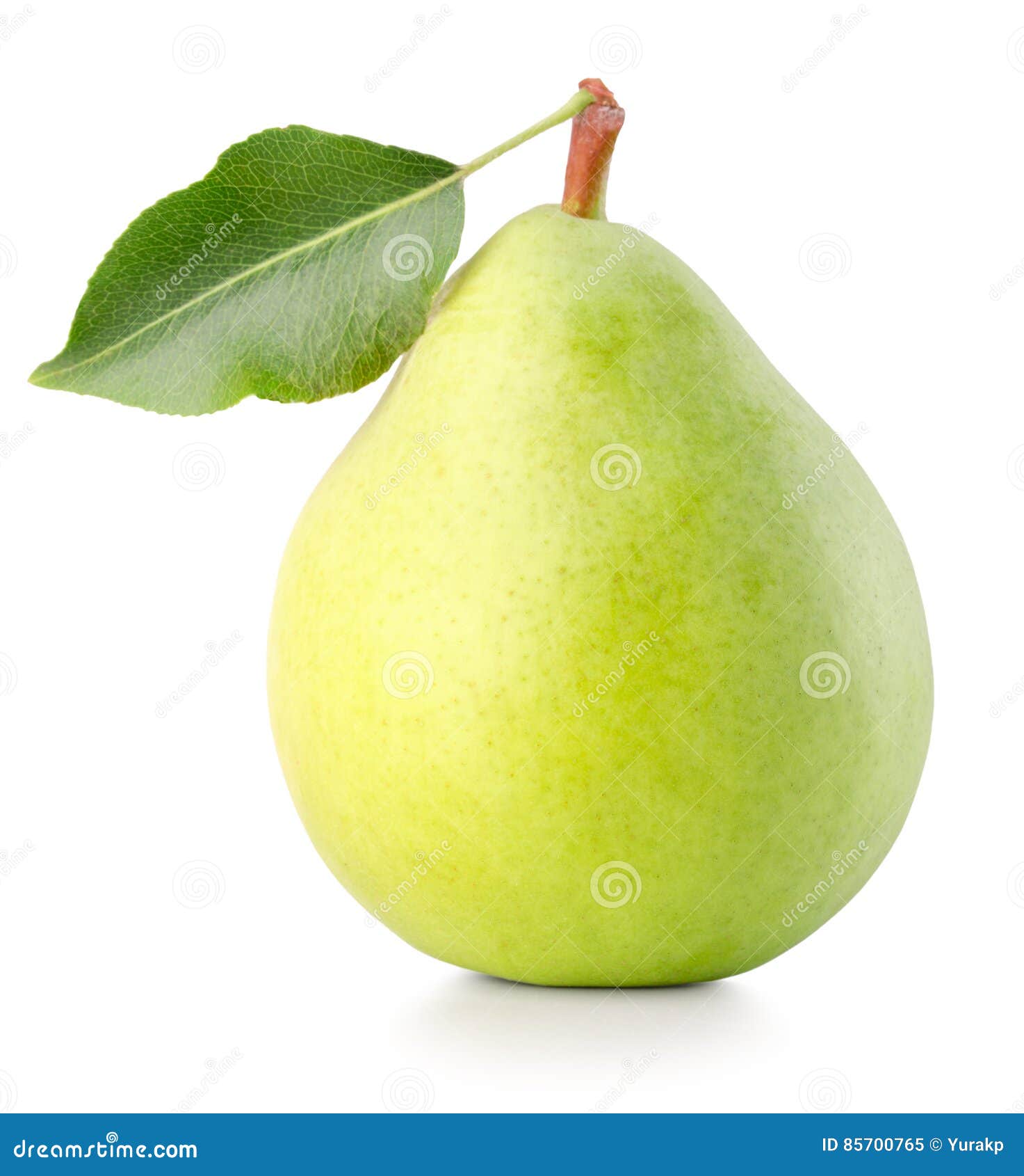 Pera Verde Isolada No Fundo Branco Imagem de Stock - Imagem de punho ...