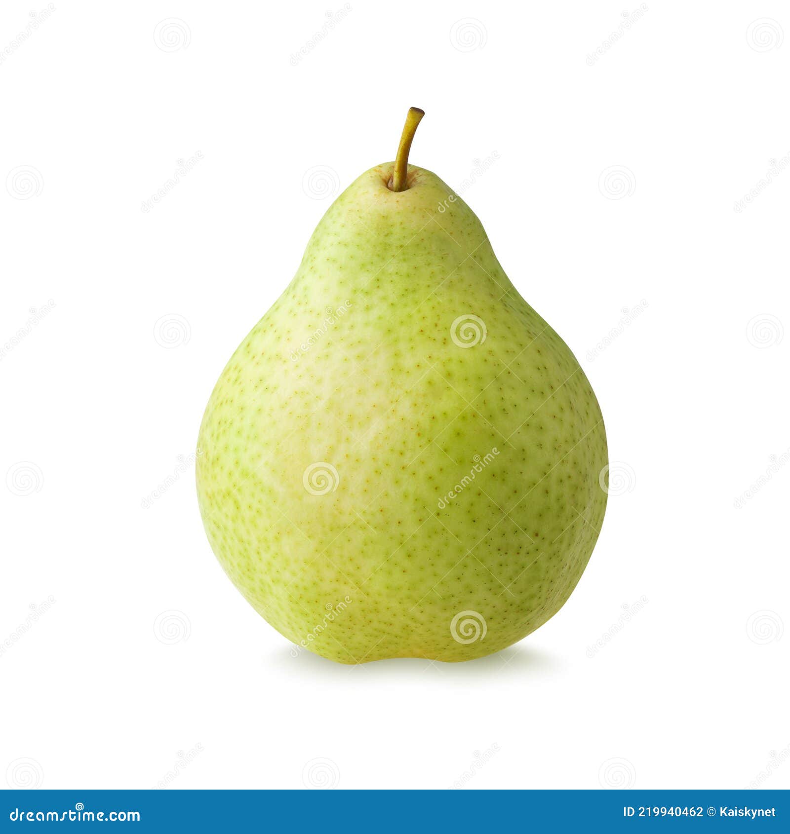 Peral Verde Aislado Sobre Fondo Blanco Foto de archivo - Imagen de ...