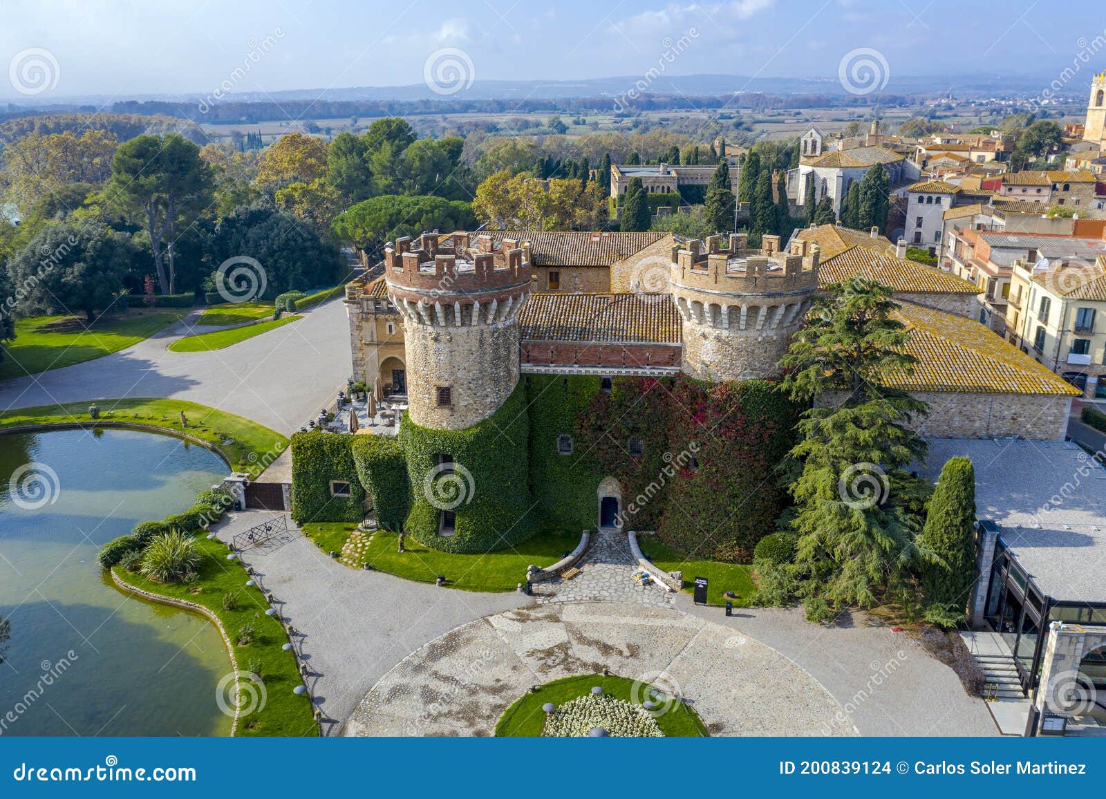 The Peralada Castle is Located in Peralada Spain. it Was Originally ...