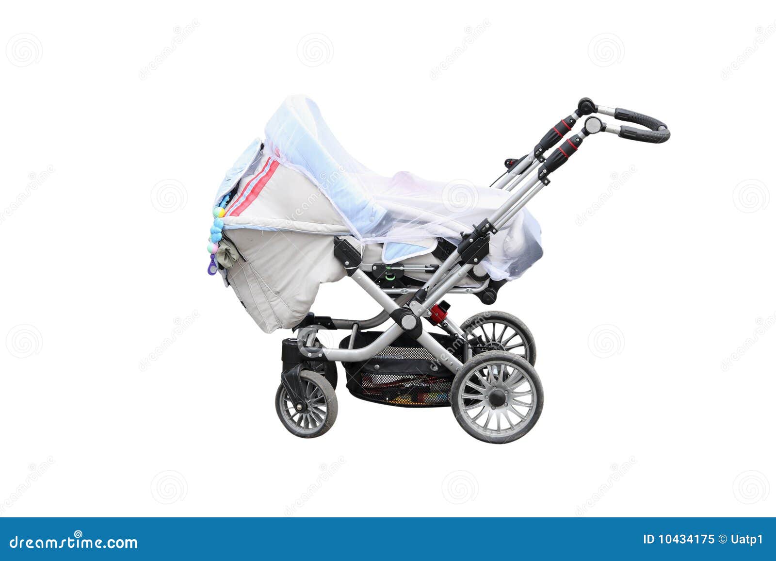 Perambulator stock image. Image of wheel, stroller, handle - 10434175